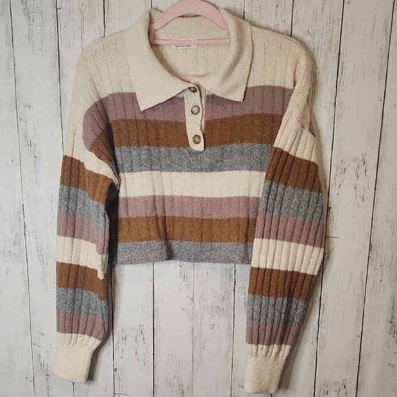 Jolie & Joy by FCT With Love | Sweaters | Jolie Joy Cream Knit Sweater ...